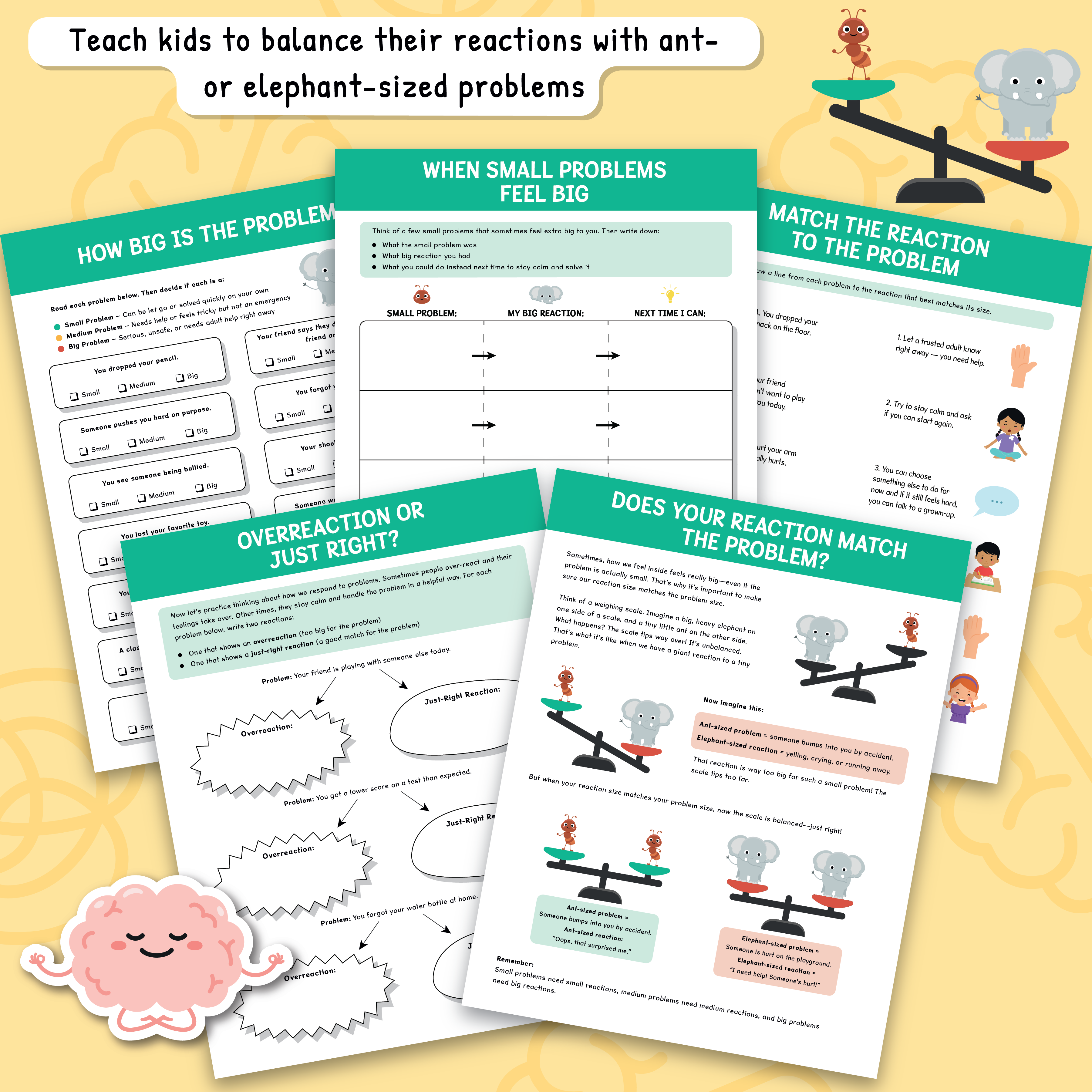 How Big is the Problem? Worksheets -|Teach Kids Effective Problem ...