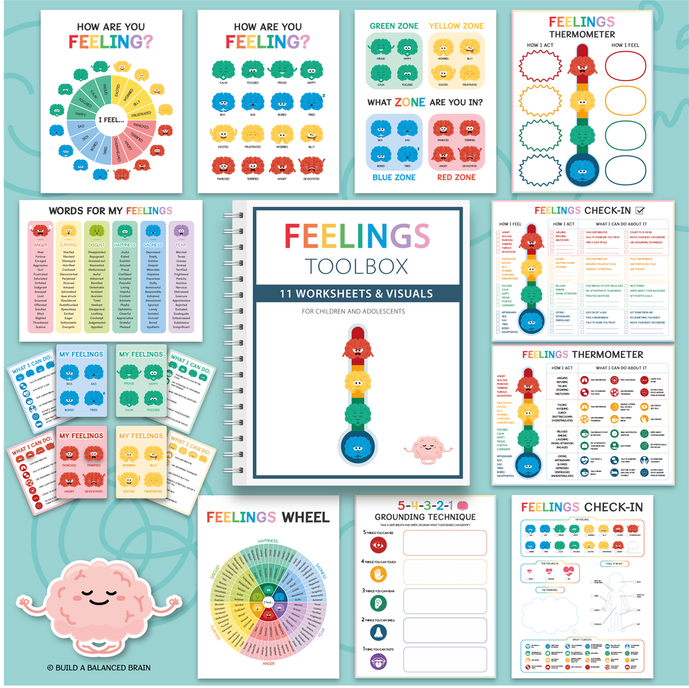 Feelings and Emotions Bundle for Kids and Teens - Educational Resources ...