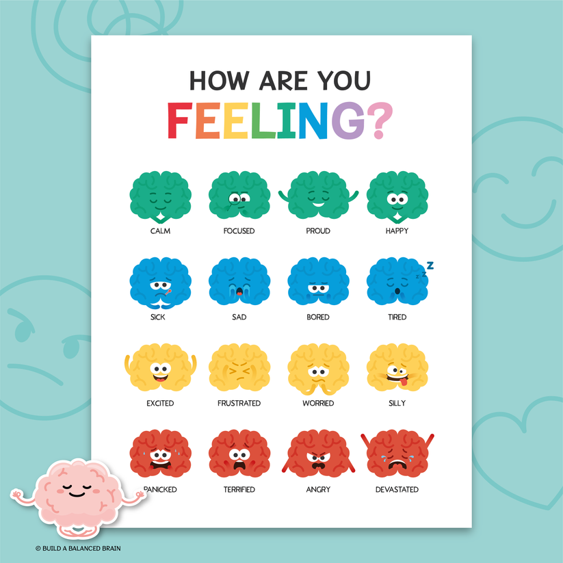 Emotional Regulation Poster for Kids & Teens - Self-Regulation Tool ...