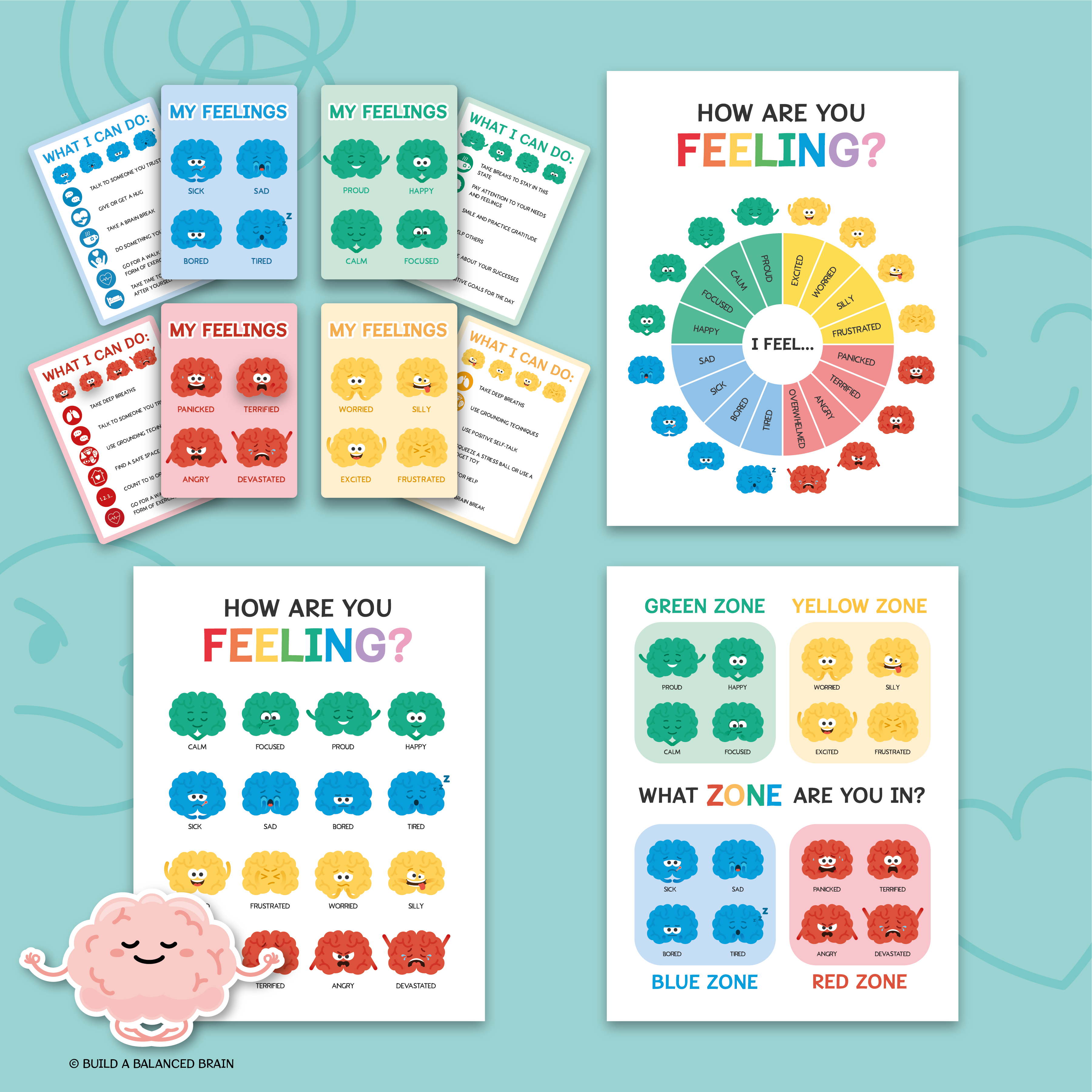 Self-Regulation Zones - Emotional Regulation Bundle for Kids and Teens ...