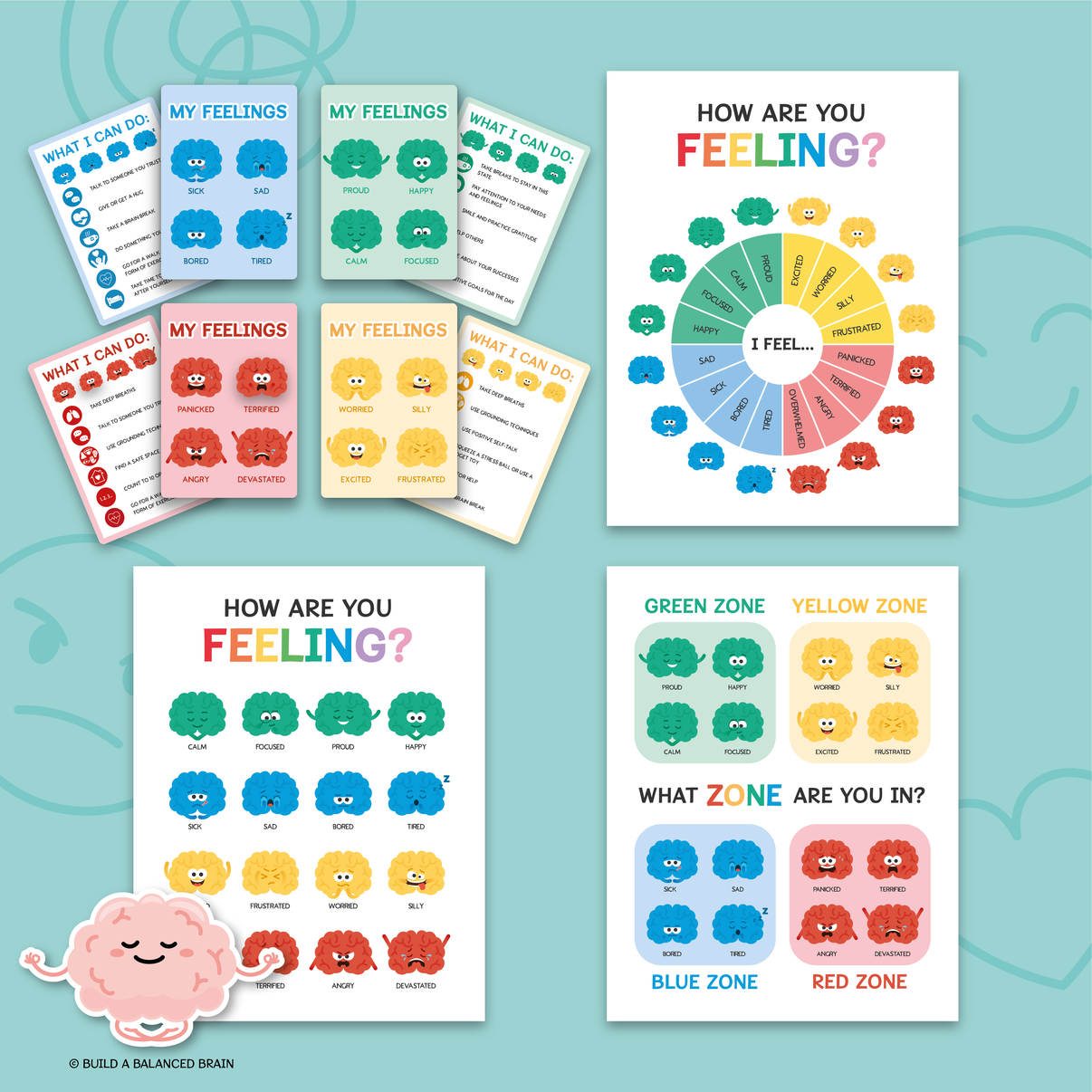 Self-Regulation Zones - Emotional Regulation Bundle for Kids and Teens ...