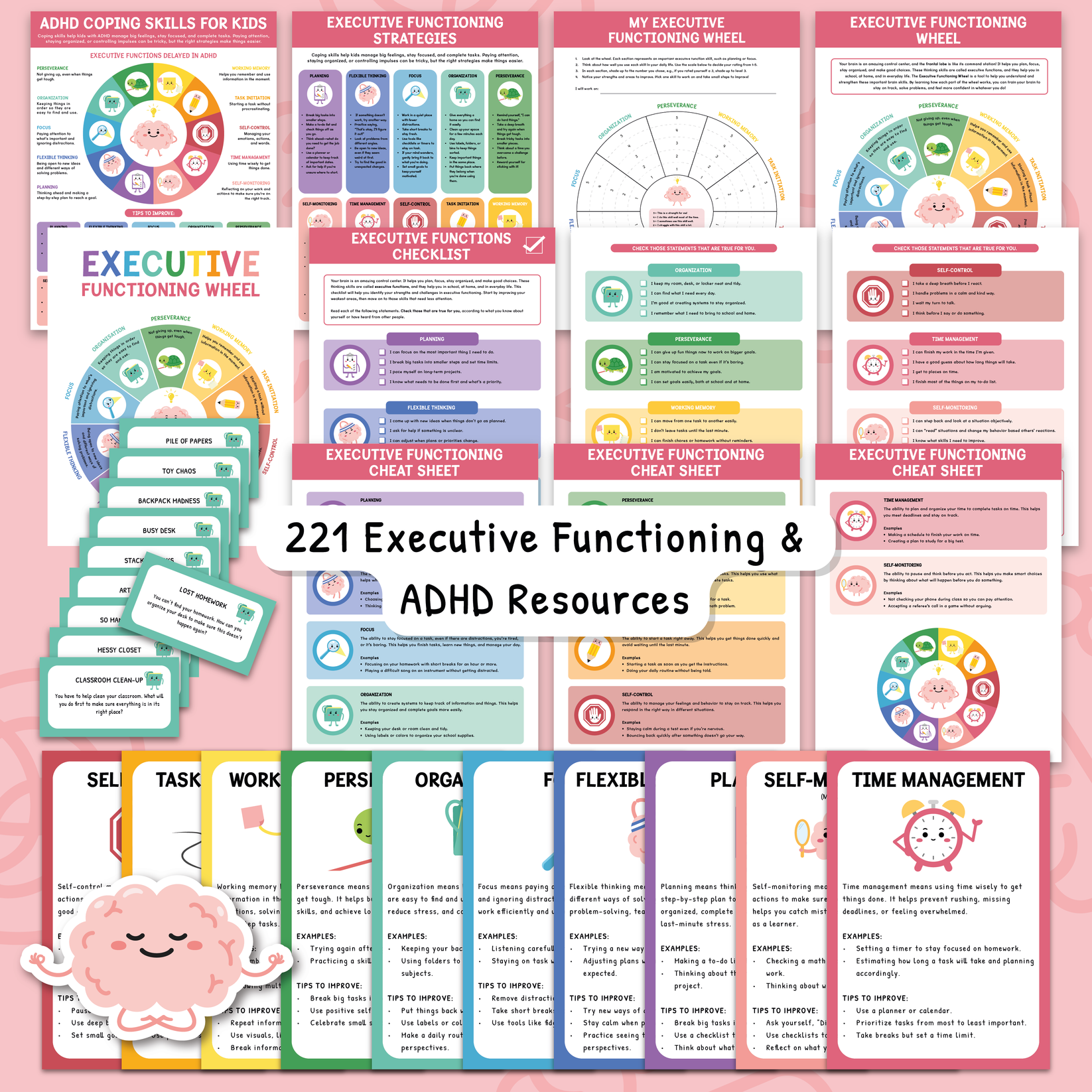 ADHD Executive Functioning Worksheets fro Kids – Build a Balanced Brain